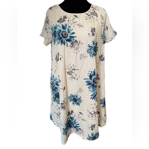 mts | Dresses | Mts Blue Gray Black Boho Artsy Hippie Fairy Cottagecore ...